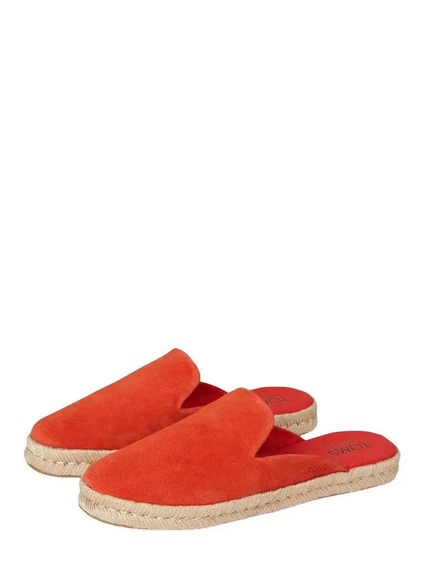 Toms Santiago Mule Flat Espadrille - Orange