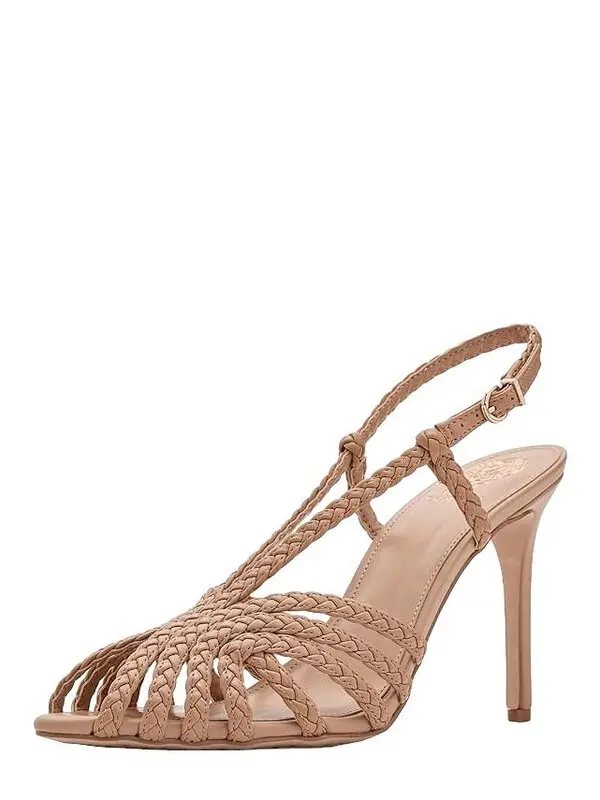 Vince Camuto Hannie Caged Toe Slingback Stiletto Sandals - Pink