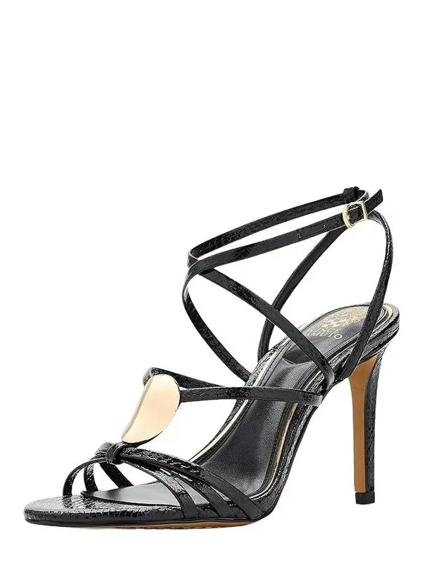 Vince Camuto Arlein Strappy Stiletto High Heel Sandals - Black