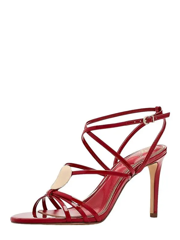 Vince Camuto Arlein Strappy Stiletto High Heel Sandals - Orange