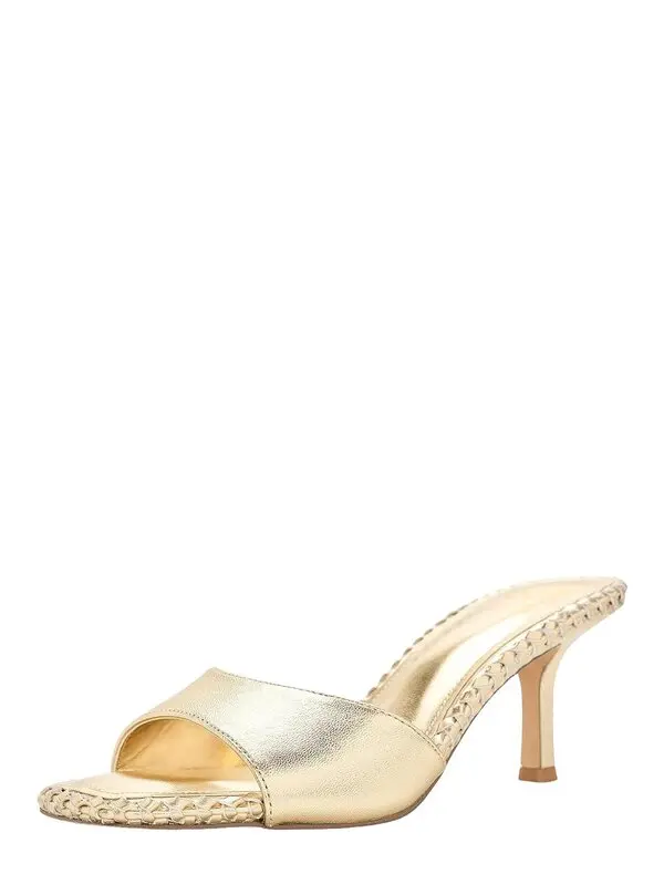 Vince Camuto Emmla Stitched Mule Sandal - Gold