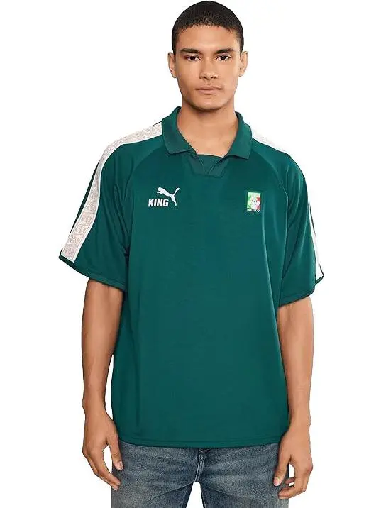 PUMA King Fanpack Mexico Jersey Licensed Varsity / White/matte Gold - Green