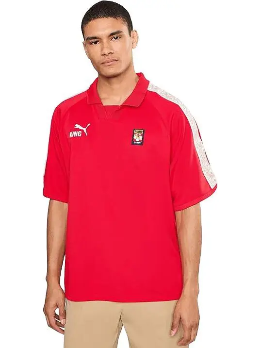 PUMA King Fanpack Spain Jersey Licensed For All Time / White/pele Yellow - Red