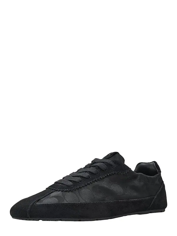 COACH Soft Sneakers With Signature Nylon - Black