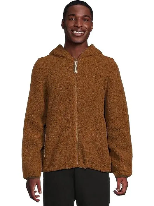UGG Braid Full Zip Fleece Hoodie - Red