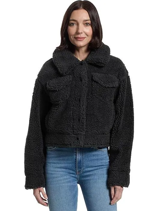 UGG Frankie Short Trucker Jacket - Blue
