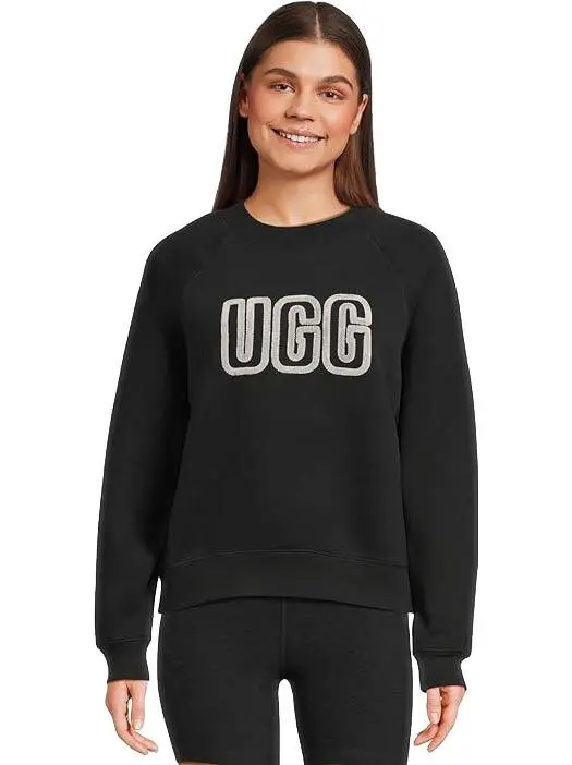 UGG Logo Crew Neck Sweatshirt - Black