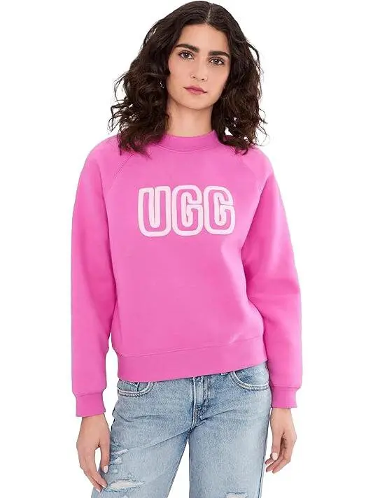 UGG Logo Crew Neck Sweatshirt - Pink