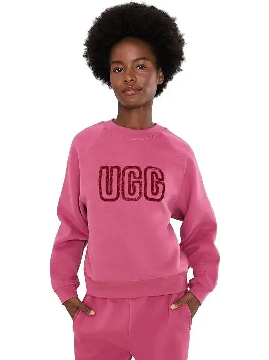 UGG Logo Crew Neck Sweatshirt - Red