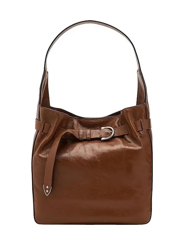 THE FRYE COMPANY Heather Hobo Handbag - Tan