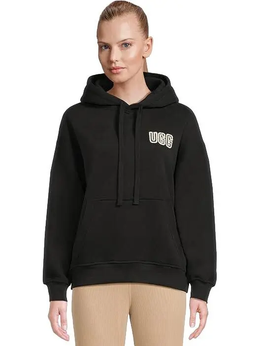 UGG Logo Hoodie Sweatshirt - Black