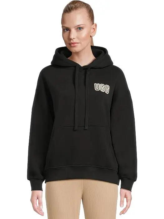 UGG Logo Hoodie Sweatshirt - Black