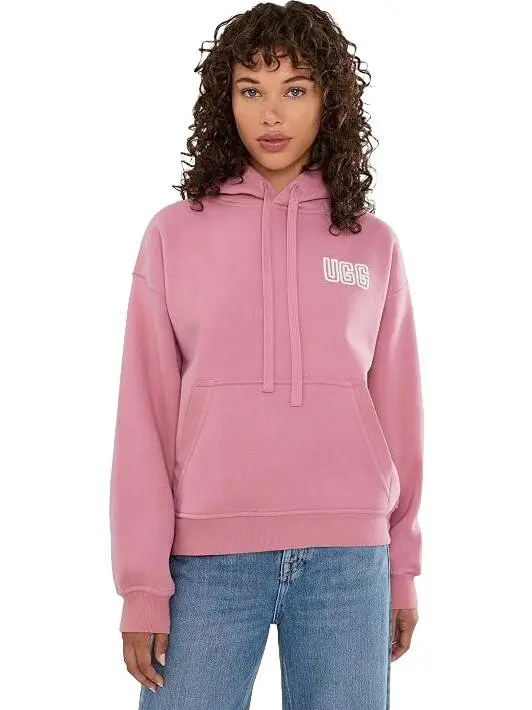 UGG Logo Hoodie Sweatshirt - White