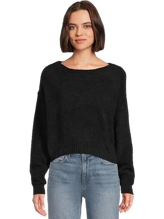 UGG Novalie Slouchy Pullover Sweatshirt - Black