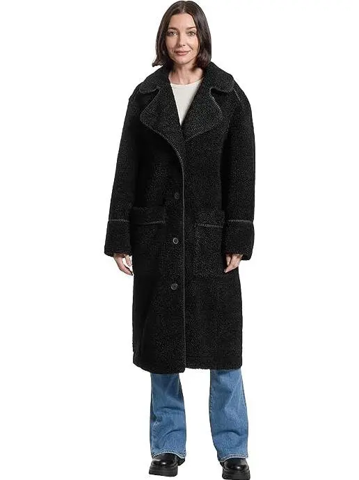 UGG Sema Fluff Coat - Black