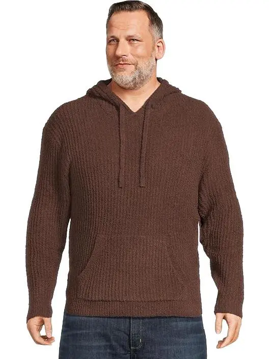 UGG Finnegan Hoodie Rib Sweatshirt - Brown