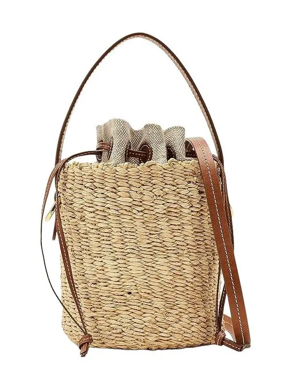Madewell Mini Straw Basket Bag - Multi