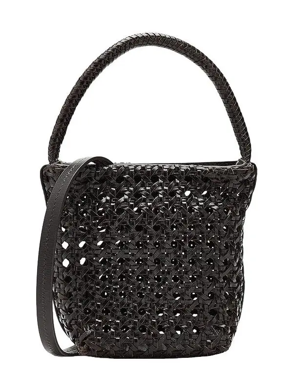 Madewell Micro Caning Bucket Bag - Brown