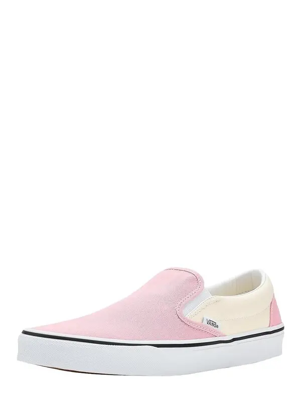 VANS Classic Slip-on Checkerboard Athletic Shoes - Yellow