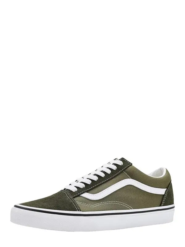 VANS Old Skool Two-tone Athletic Sneakers - Olive