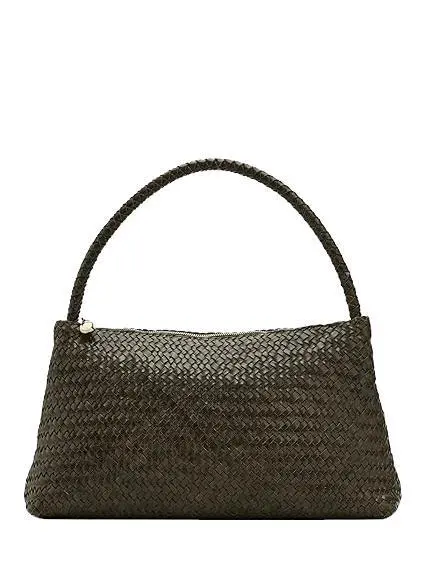 Madewell Woven Zip Shoulder Bag - Olive