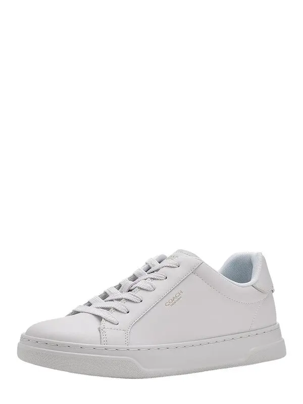 COACH High Line Signature Coated Canvas Sneaker - White
