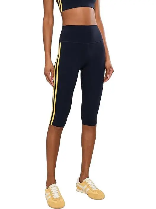 Splits59 Ella High-waist Airweight Capri Leggings - Blue