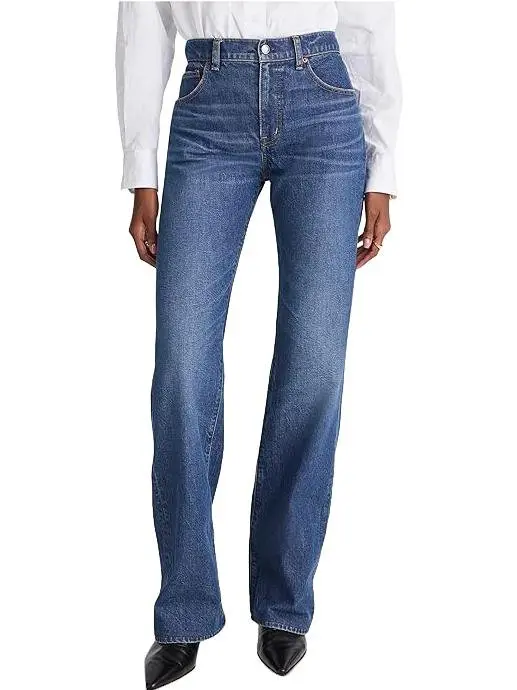 Madewell Relaxed Bootcut Jeans Pleasantville Wash - Blue