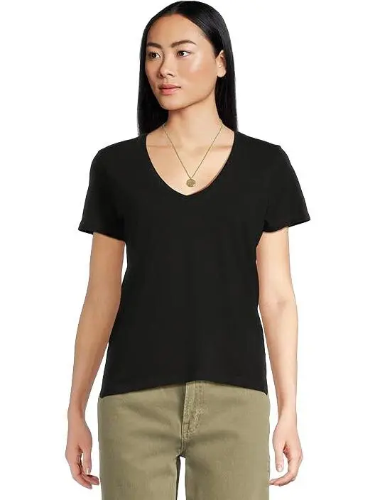 Madewell Northside V-neck Tee - Black