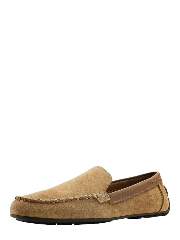 FRYE AND CO. Henry Suede Driver Shoes - Dune