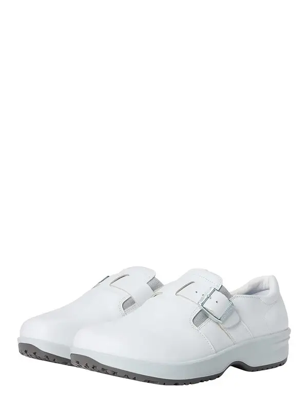 BIRKENSTOCK Caris Pro Leather Slip-on Shoes - White