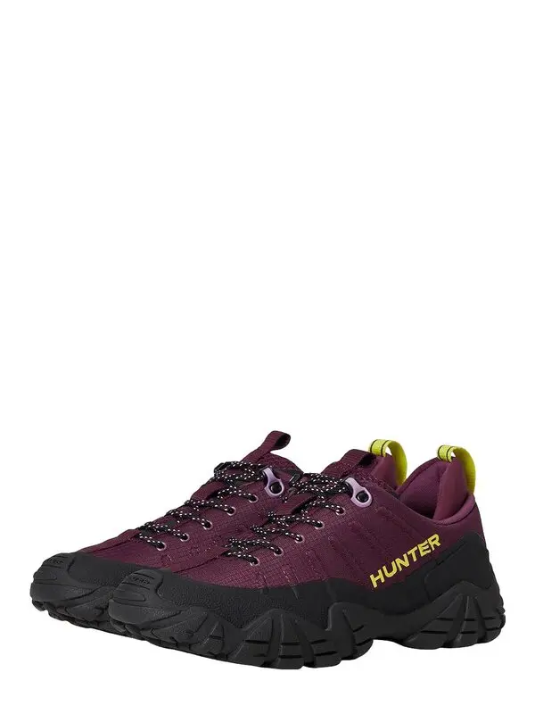 Hunter Sara Waterproof Lace-up Sneakers - Purple