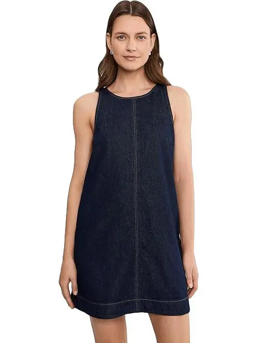 Madewell Denim Mini Shift Dress - Blue