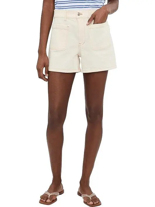 Madewell The Emmy Denim Short - Beige
