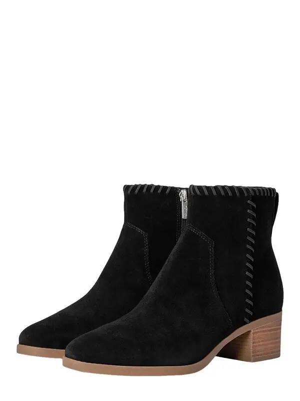 Toms Delilah Suede Ankle Boots - Black