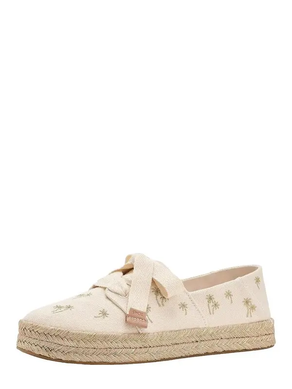 Toms Carolina Lace Up Espadrille Loafers - Multicolor