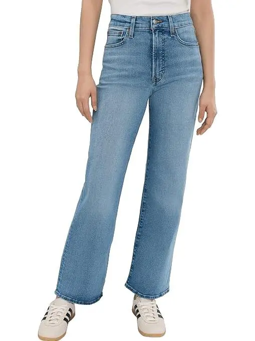 Madewell The Wide-leg Jean In Coastal - Blue