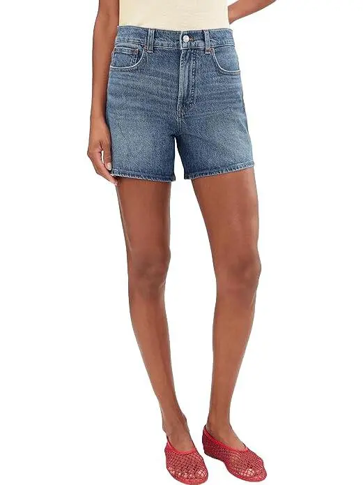 Madewell The Perfect Vintage Mid-length Short Shorts - Blue