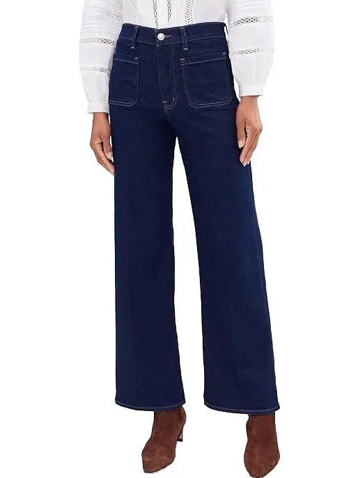 Madewell The Emmy Wide-leg Jean In Rinse Wash - Blue