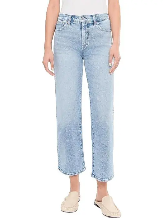 Madewell The Perfect Vintage Wide-leg Crop Jean - Blue