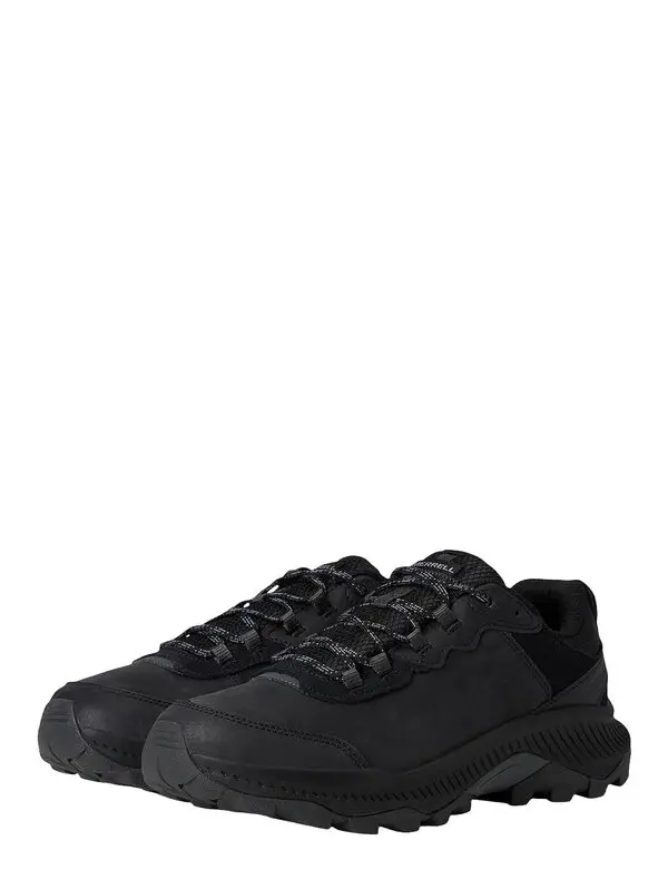 Merrell Speed Strike 2 Leather Lace-up Athletic Shoes - Black
