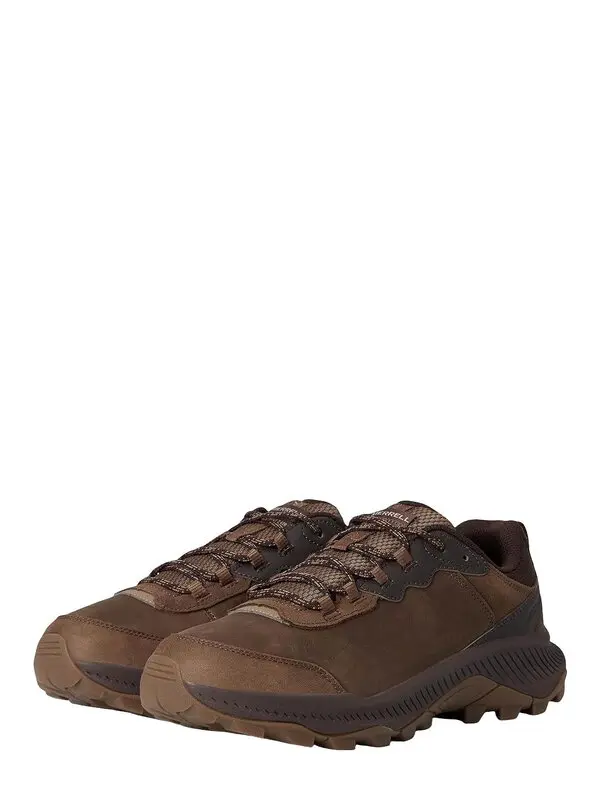 Merrell Speed Strike 2 Leather Lace-up Athletic Shoes - Brown