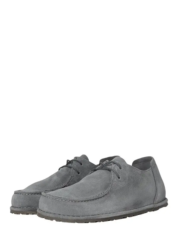 BIRKENSTOCK Utti Suede Lace-up Boots - Gray