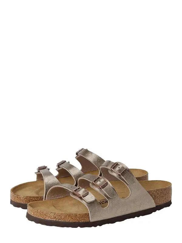 BIRKENSTOCK Graceful Birko-flor Strappy Sandals - Taupe