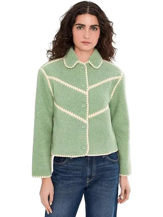 UGG Ellison Fluff Shell Jacket - Green