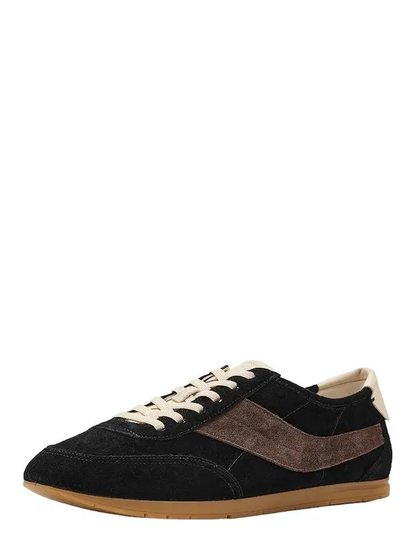 Vince La Runner-w Suede Sneakers - Black