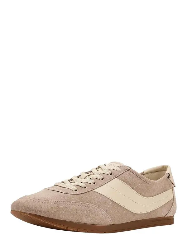 Vince La Runner-w Suede Sneakers - Taupe