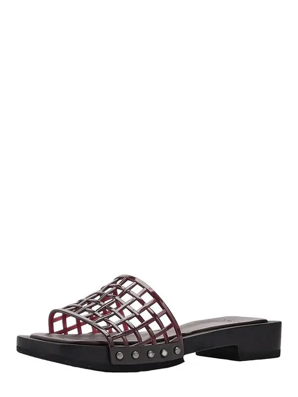Vince Barbara Jelly Slide Sandals - Black