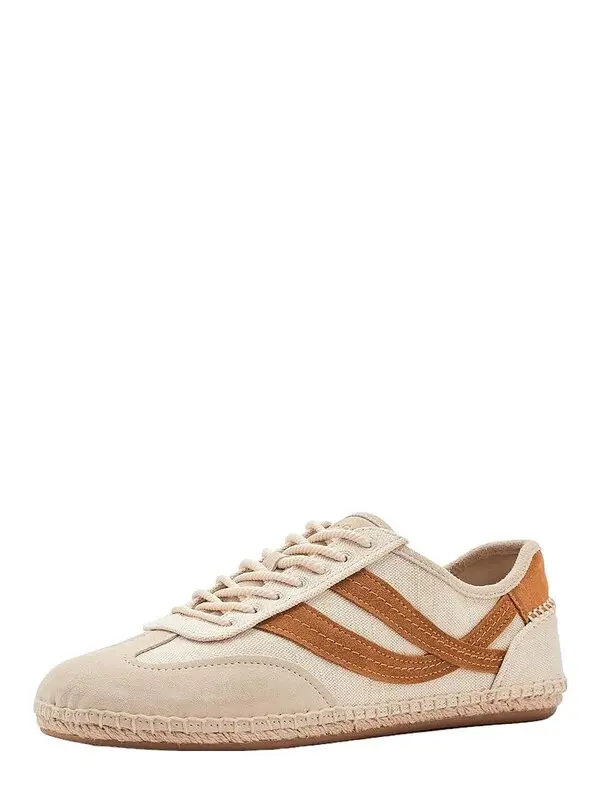 Vince Oasis Espadrille Ii Lace-up Sneakers - Beige