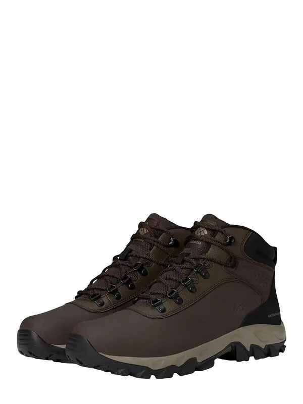 Columbia Newton Explorer Waterproof Leather Lace-up Hiking Boots - Brown